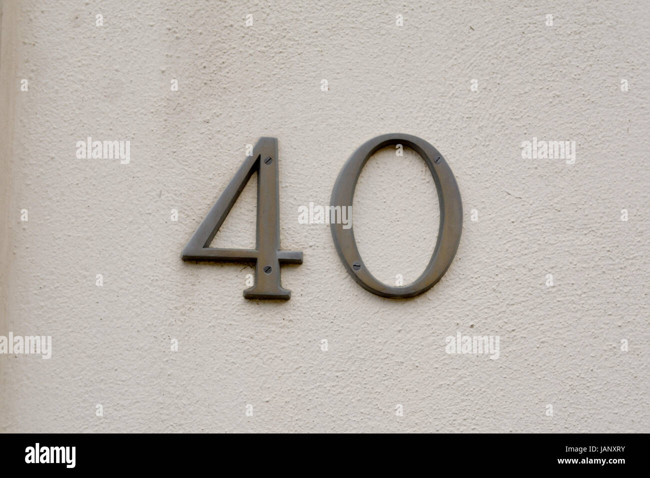 Number 40 hi-res stock photography and images - Alamy