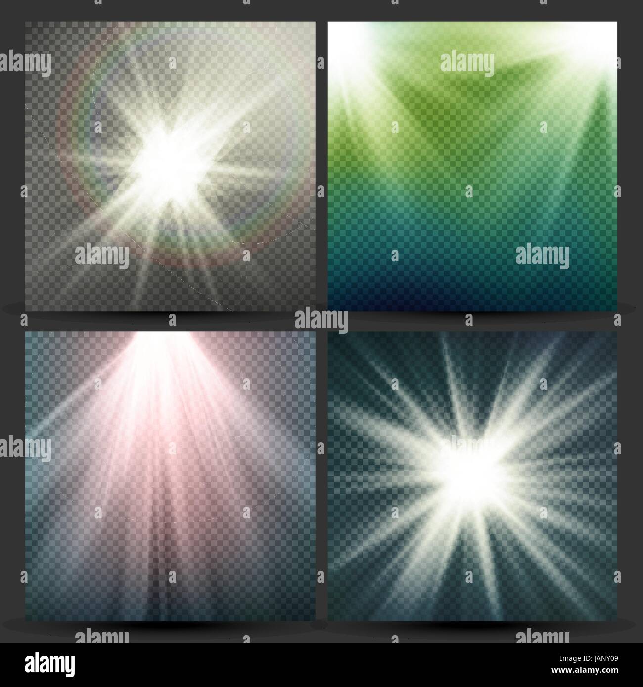 Light Beam Rays Vector. Light Effect Vector. Rays Burst Light.Isolated ...