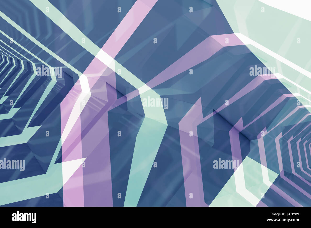 Abstract colorful digital graphic background, chaotic geometric ...