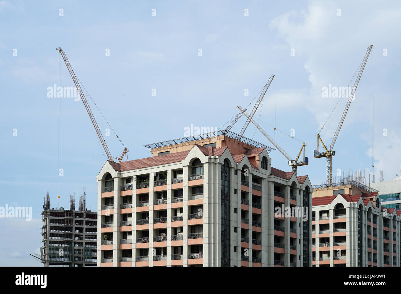 Construction progress in Manila Stock Photo - Alamy