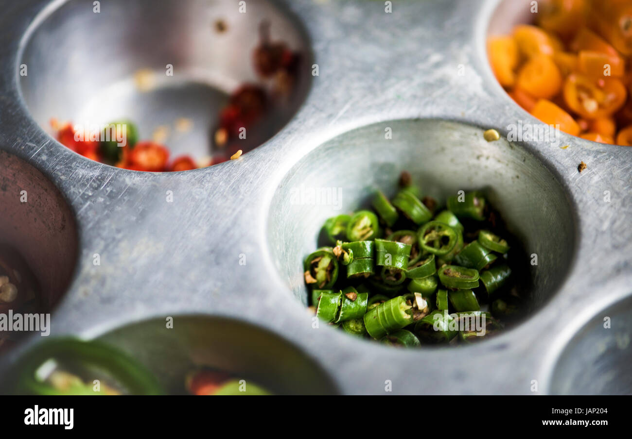 Cut chili hi-res stock photography and images - Alamy