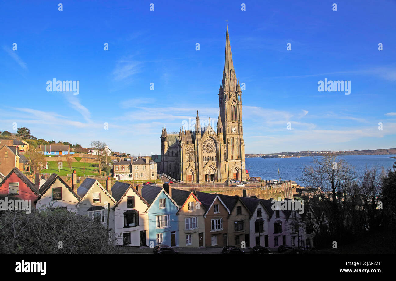 Saint Colman cathedral church, Cobh, County Cork, Ireland, Irish ...