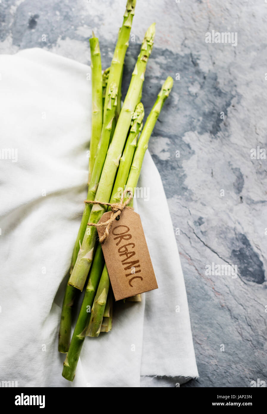 Asparagus organic label hi-res stock photography and images - Alamy