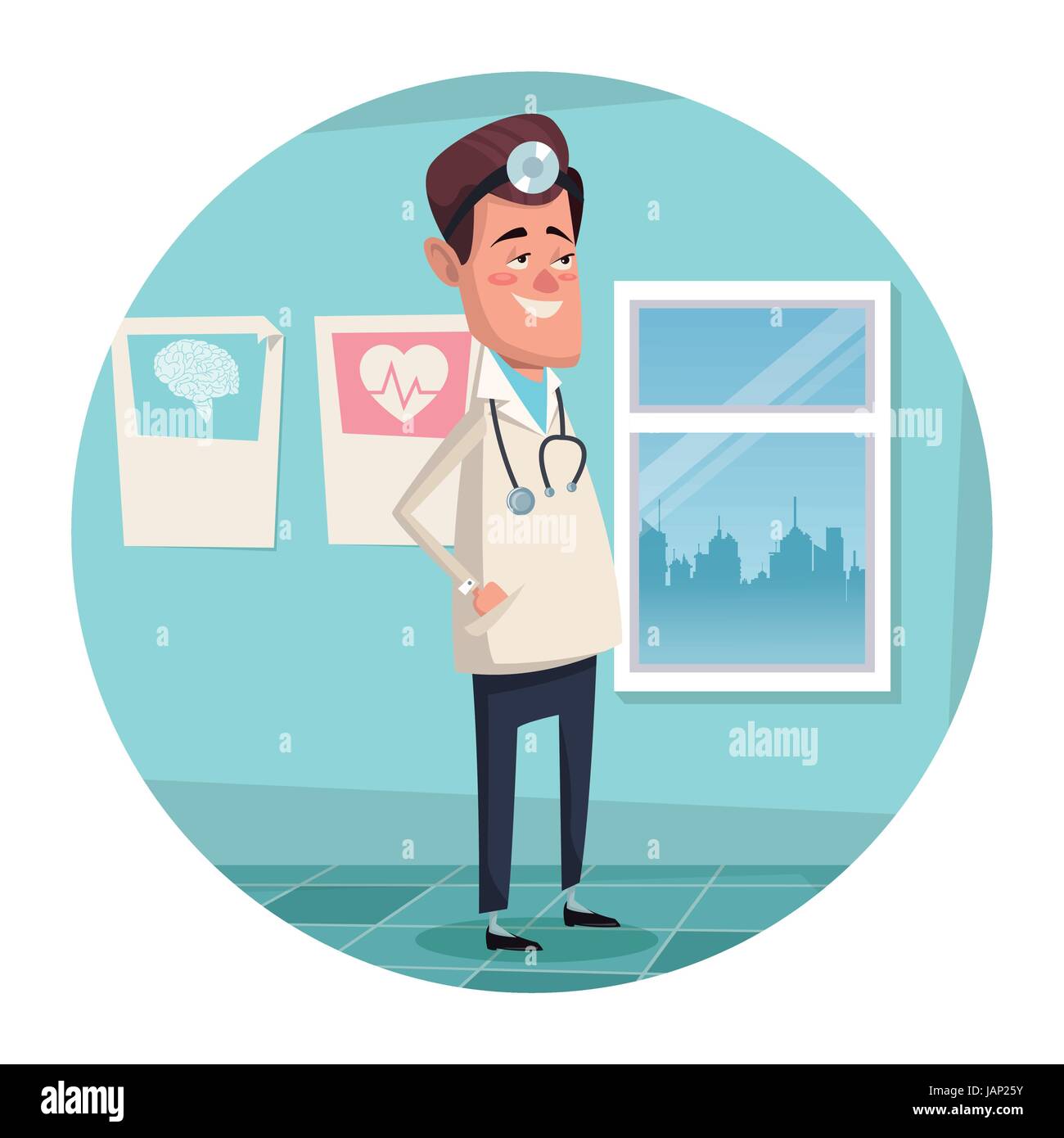 Healthcare equipment scene Cut Out Stock Images & Pictures - Alamy