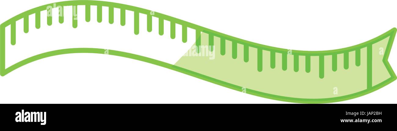 silhouette measuring meter to size the body Stock Vector Image & Art ...