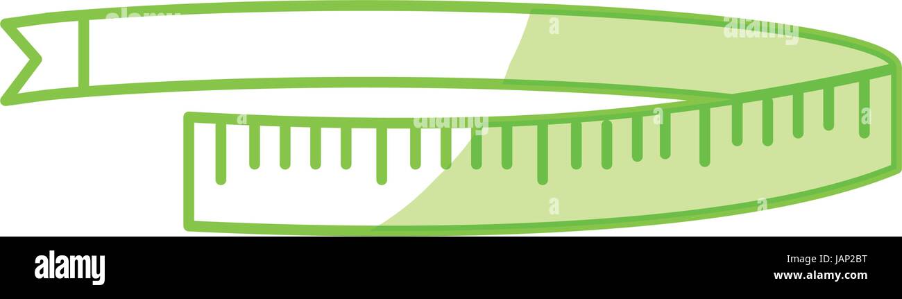 silhouette measuring meter to size the body Stock Vector Image & Art ...