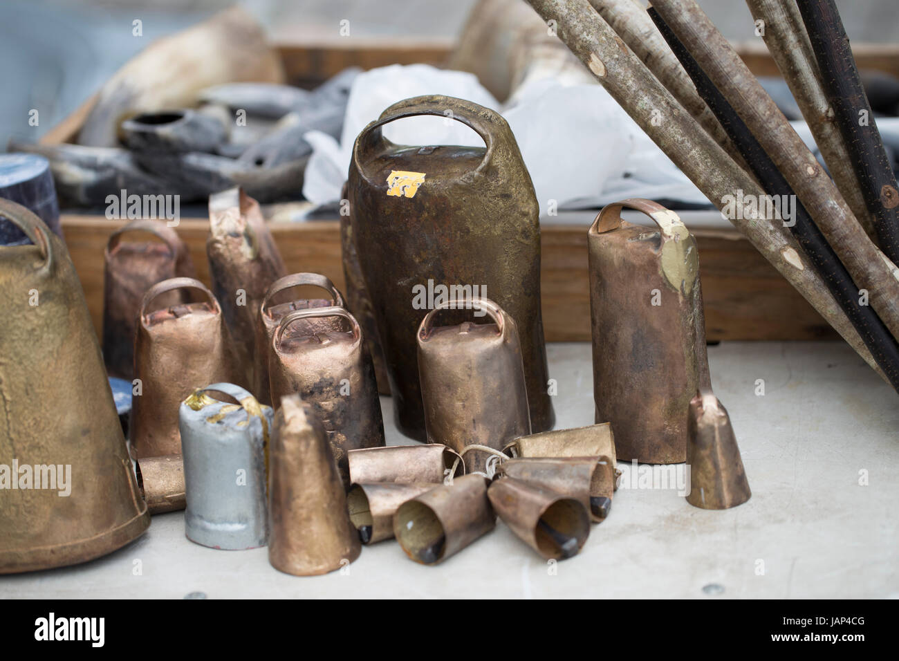 Cowbells hi-res stock photography and images - Alamy