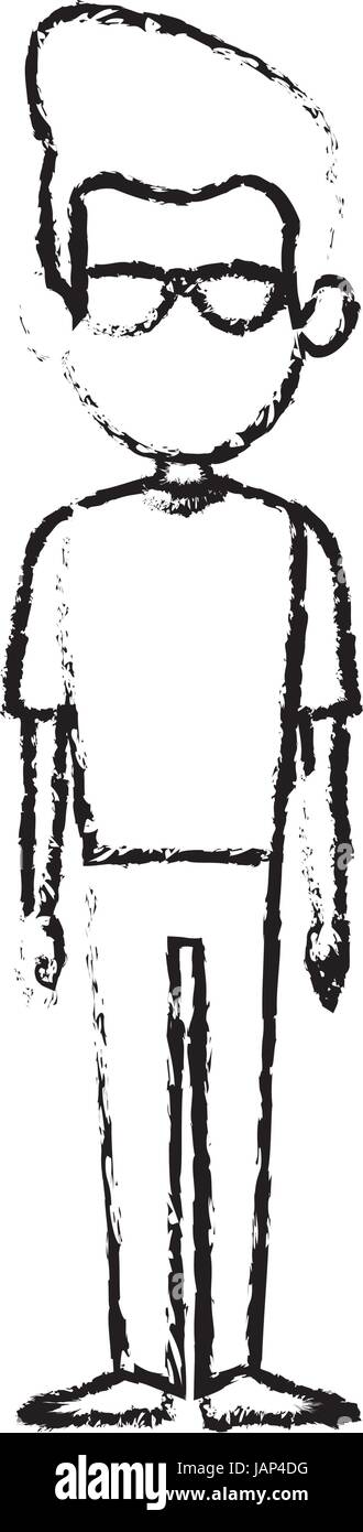 Cool guy in glasses Black and White Stock Photos & Images - Alamy