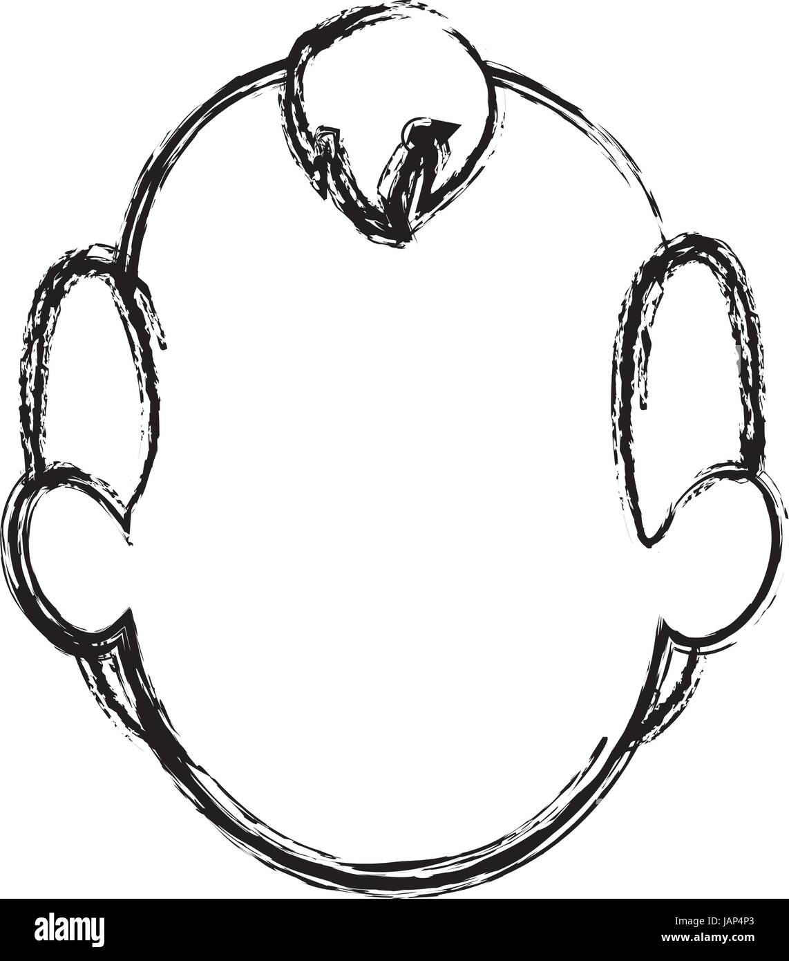 sketch of the man character faceless portrait Stock Vector Image & Art ...