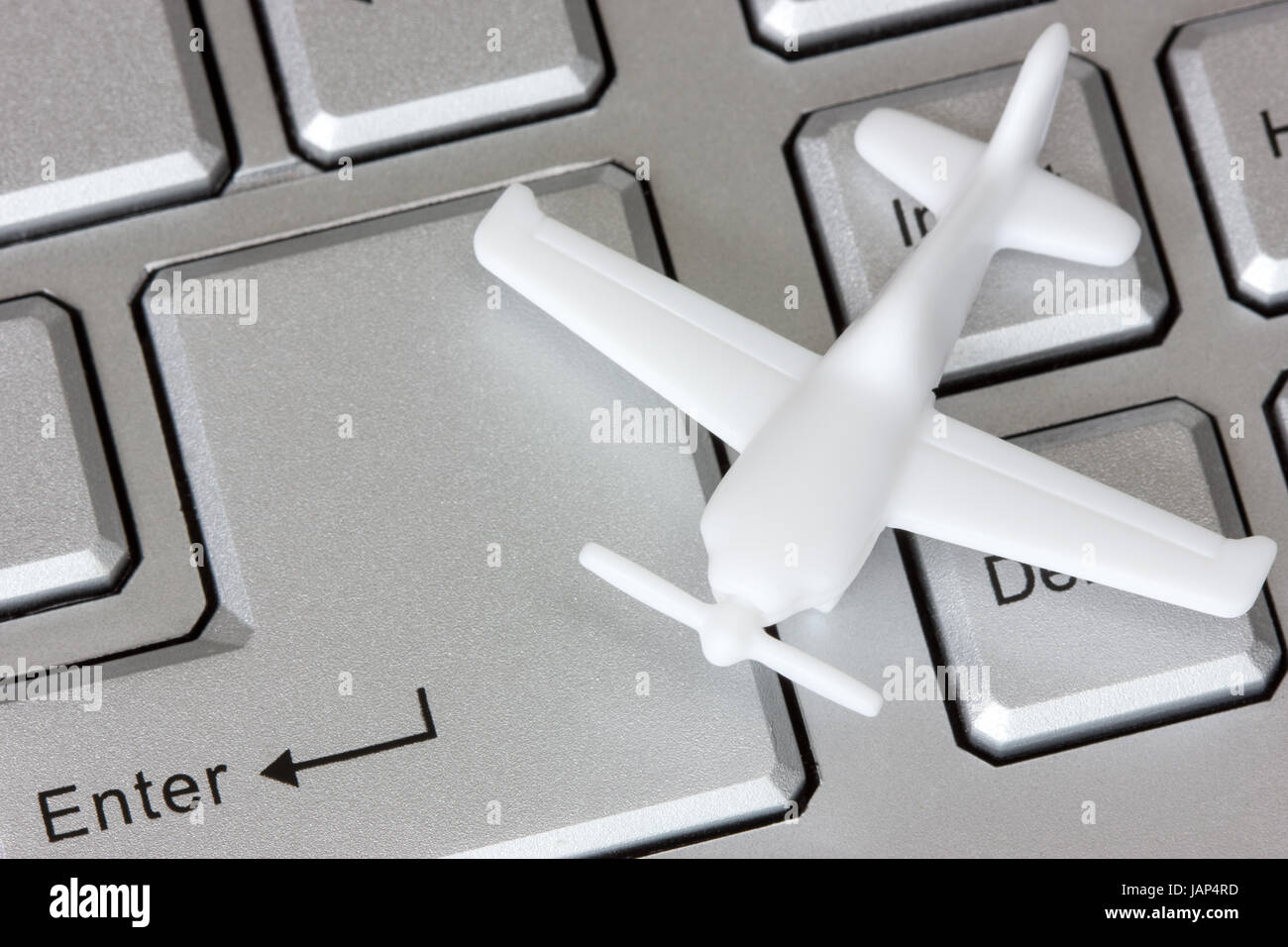 Aircraft on computer keyboard key hi-res stock photography and images ...