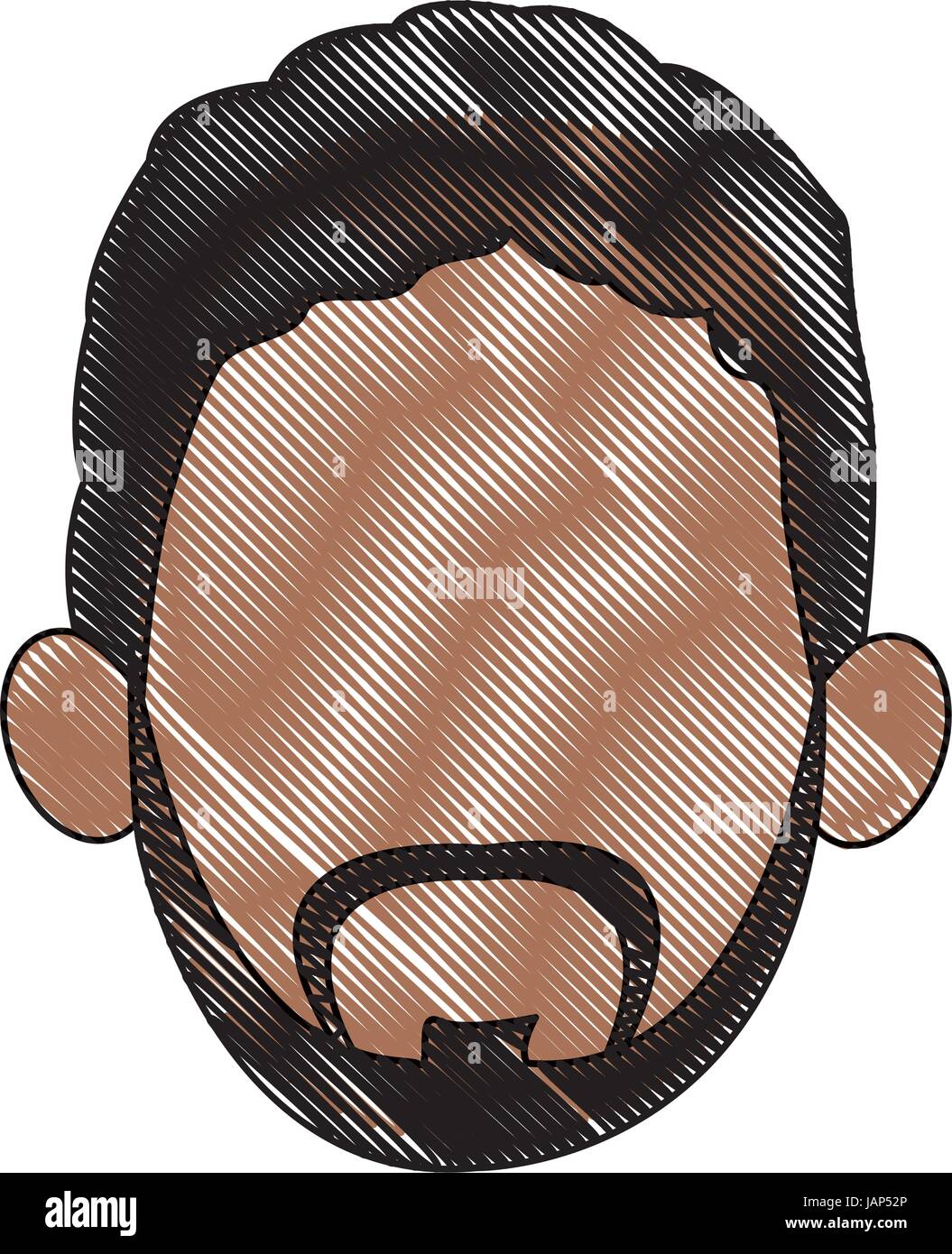 hand drawn portrait man face Stock Vector Image & Art - Alamy