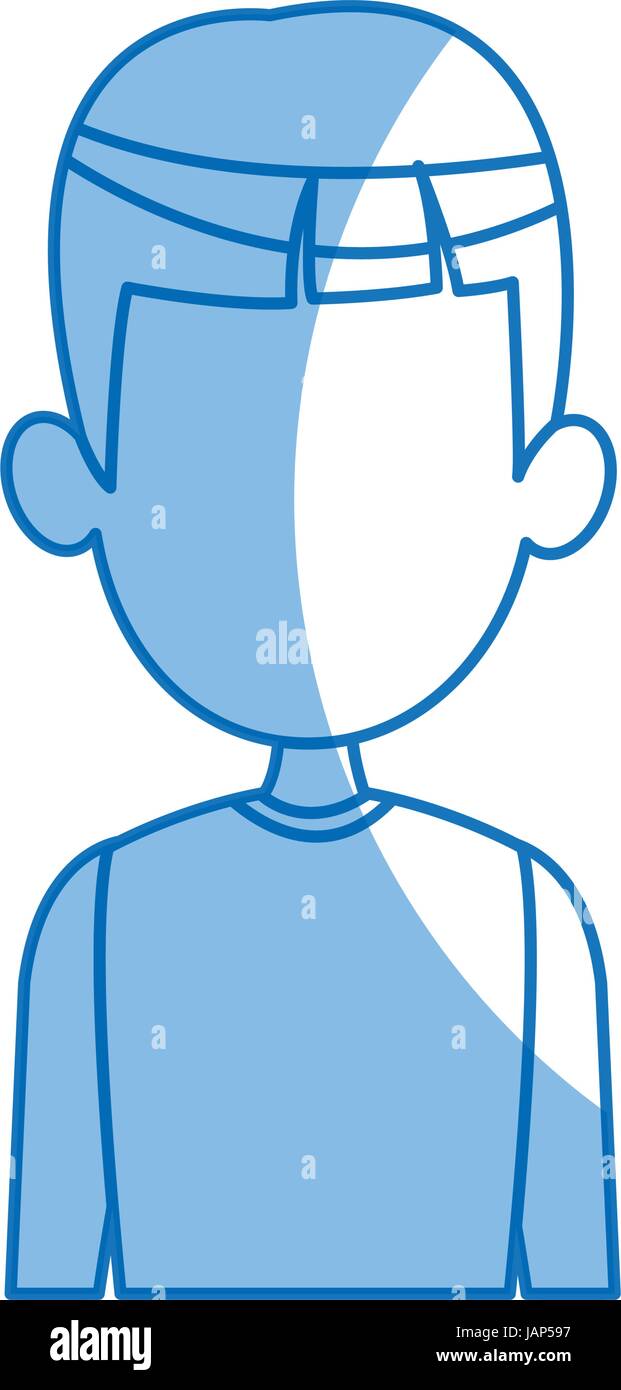 portrait man people faceless style image Stock Vector Image & Art - Alamy