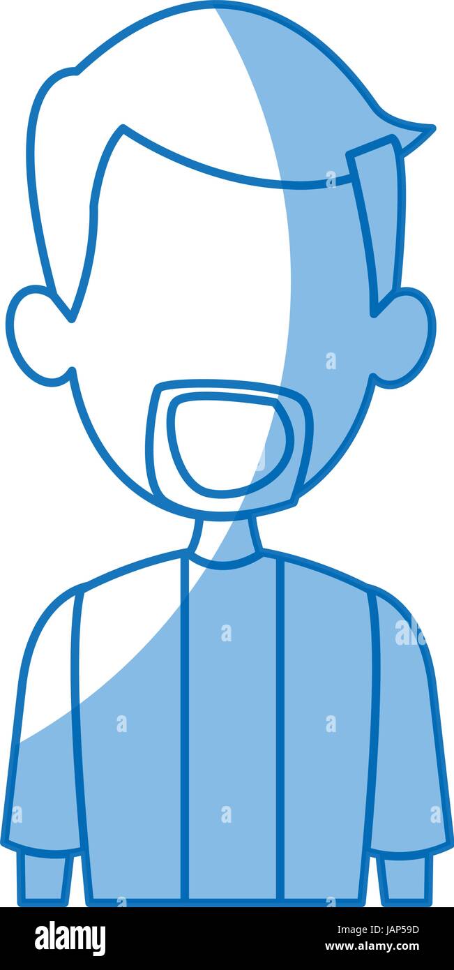 portrait man people faceless style image Stock Vector Image & Art - Alamy