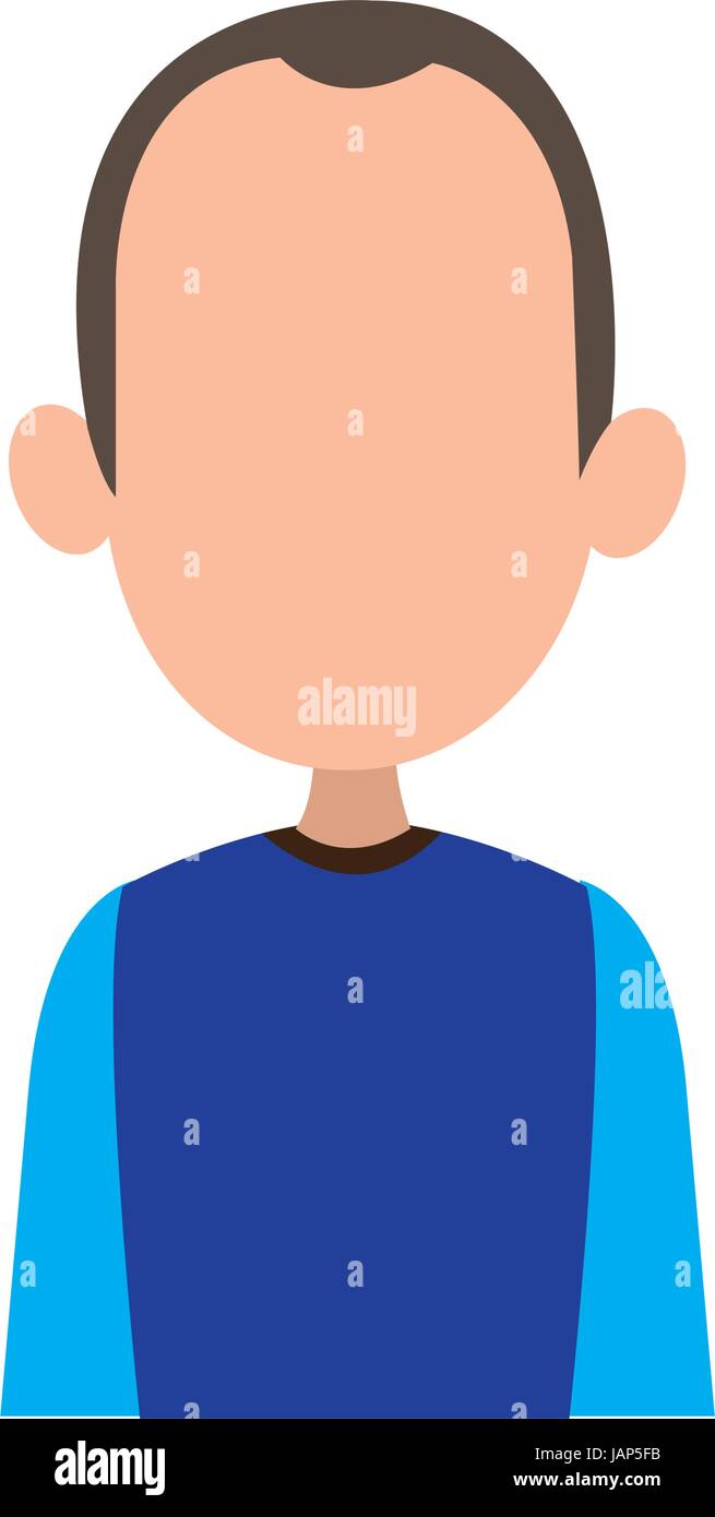 portrait man people faceless style image Stock Vector Image & Art - Alamy
