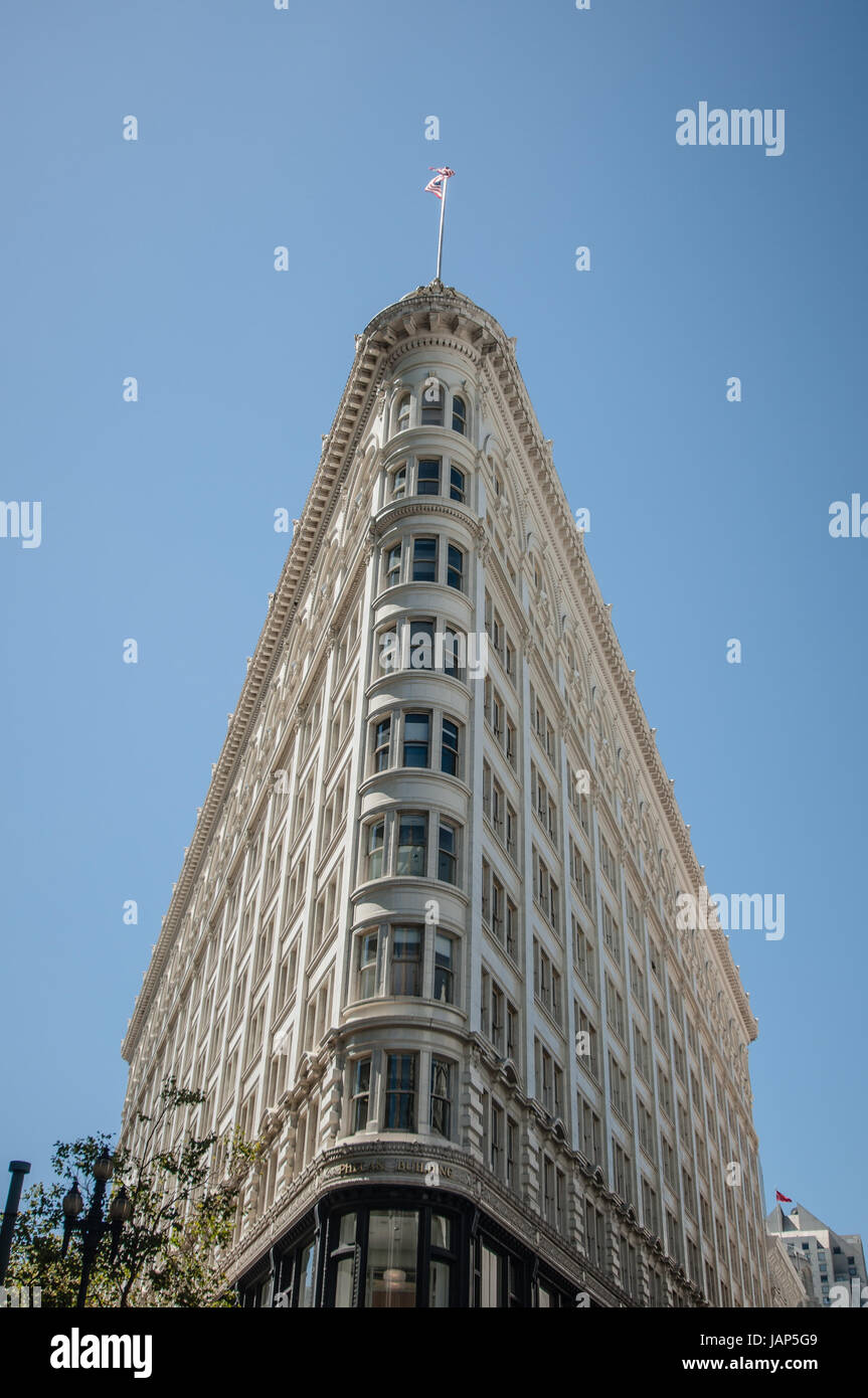 San Francisco union squere flat building Stock Photo - Alamy