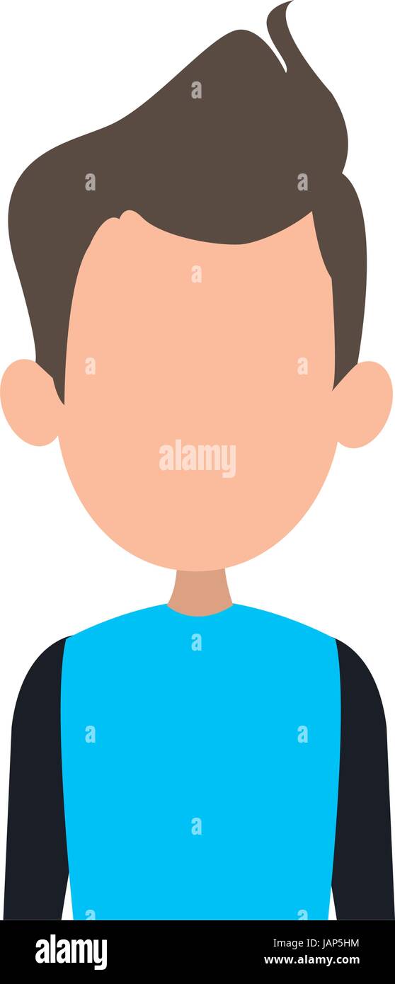 portrait man people faceless style image Stock Vector Image & Art - Alamy