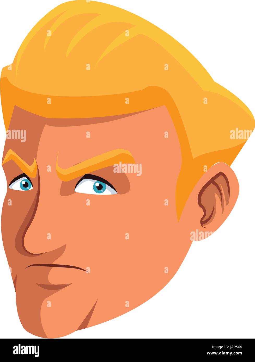 Retro comic book style cartoon and man Stock Vector Images - Alamy