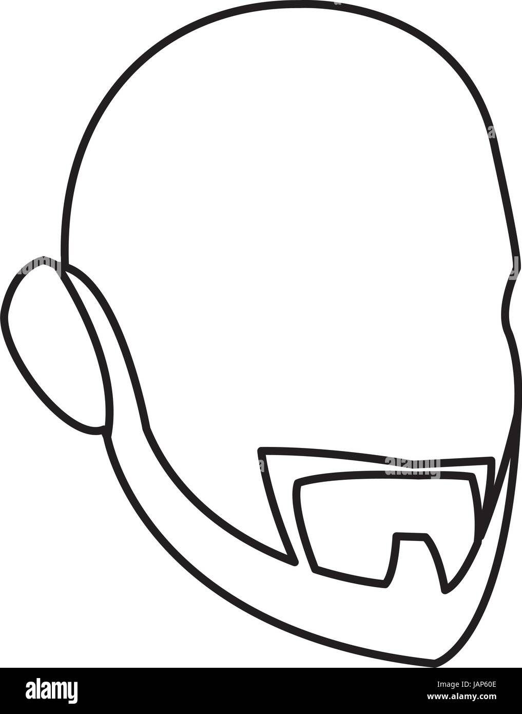Male pop art face bald hi-res stock photography and images - Alamy
