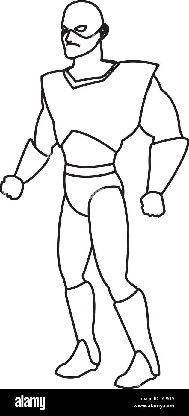 Muscular macho Stock Vector Images - Alamy