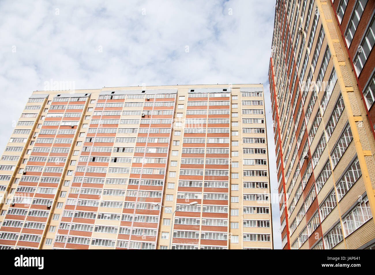 Perm, Russia - Residential new high-rise buildings in a modern area ...