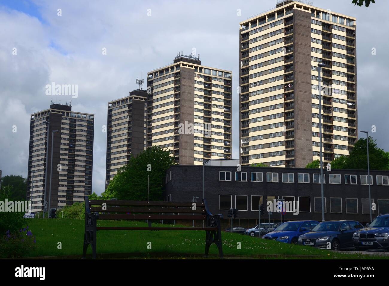 College bank flats rochdale hi-res stock photography and images - Alamy