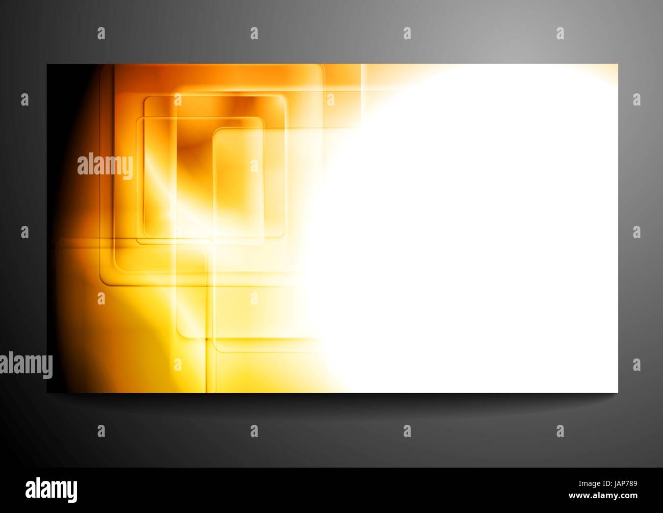 Abstract tech business card design. Vector background Stock Photo - Alamy