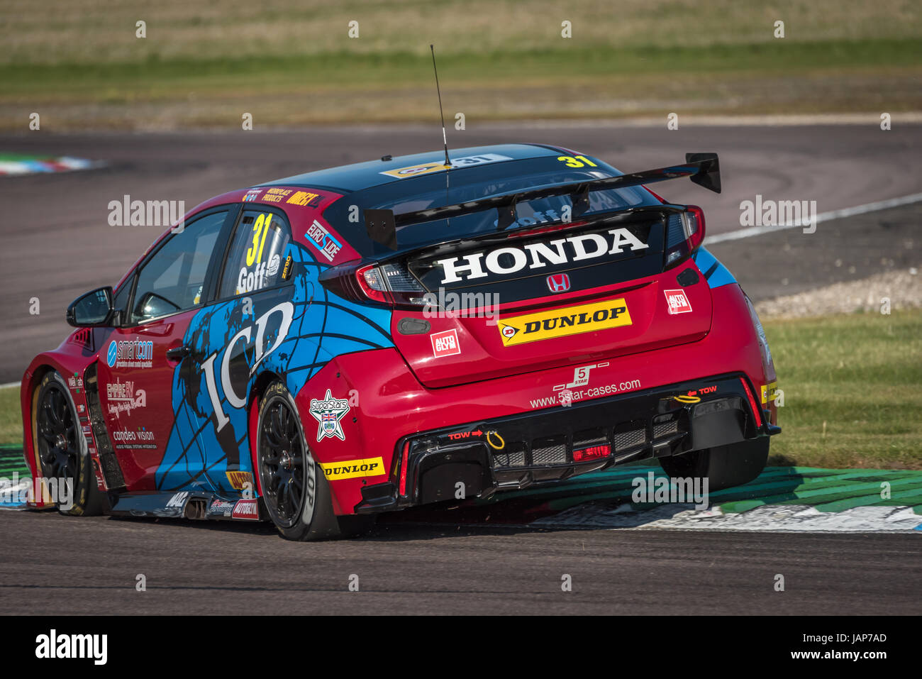 BTCC Driver Jack Goff competing at Thruxton Circuit, Hampshire, on Sunday 7th May 2017 Stock ...