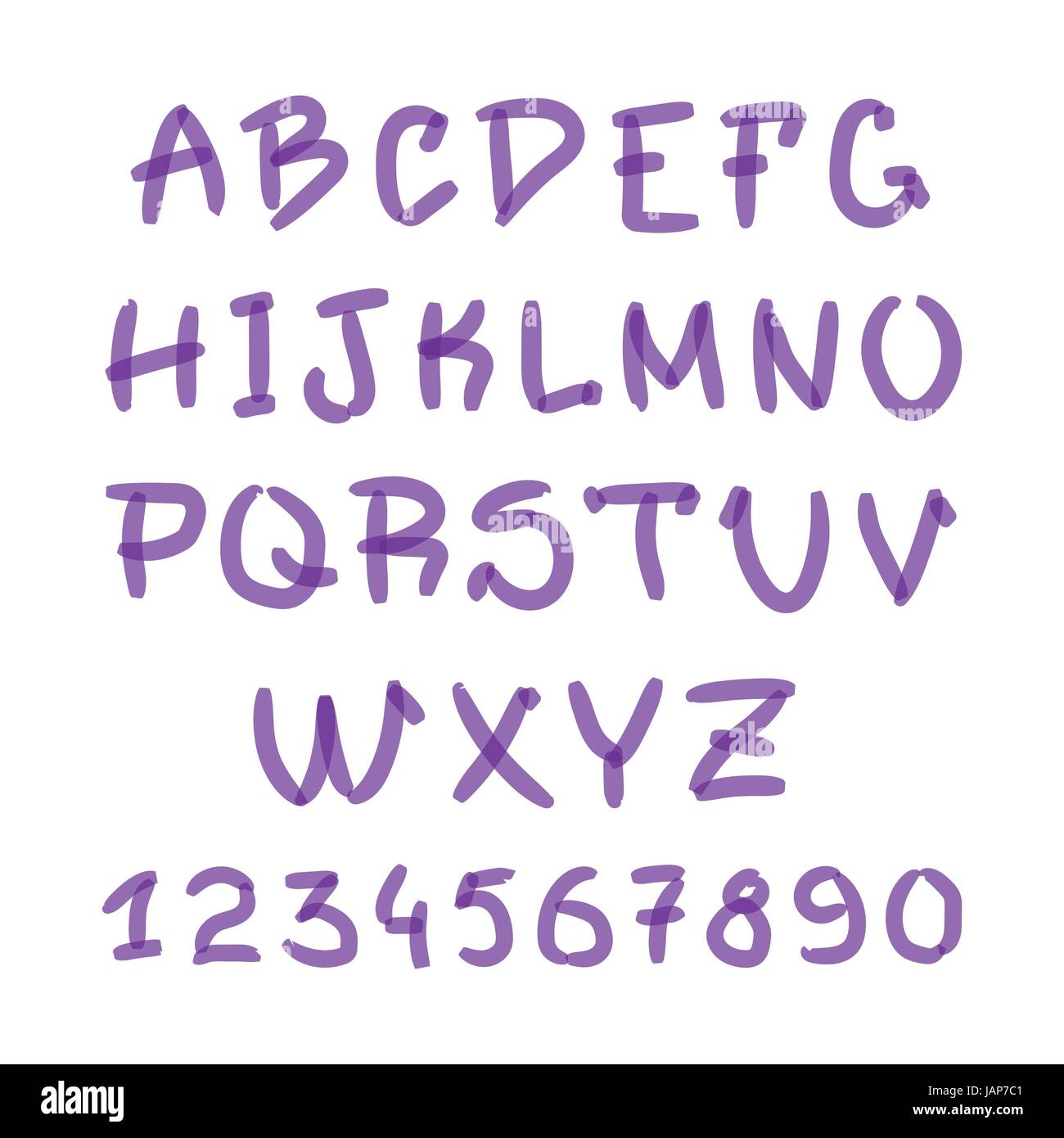 Hand wtitten vector vectors Stock Vector Images - Alamy