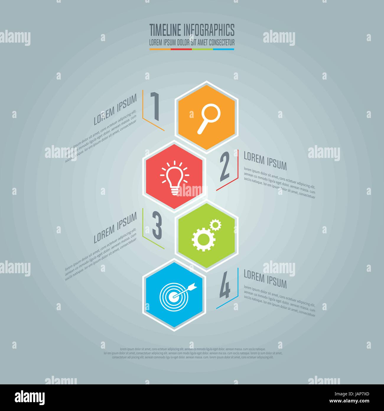 Creative concept for infographic. Timeline infographic design vector ...