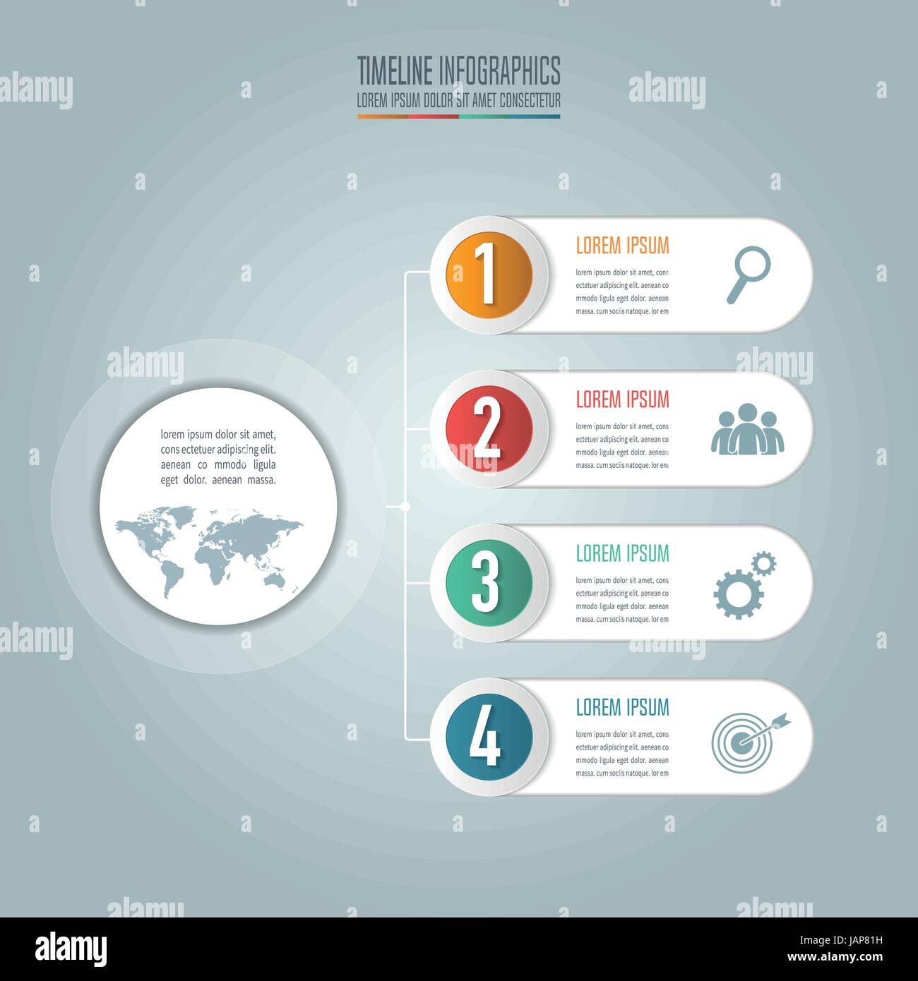 Creative concept for infographic. Timeline infographic design vector ...
