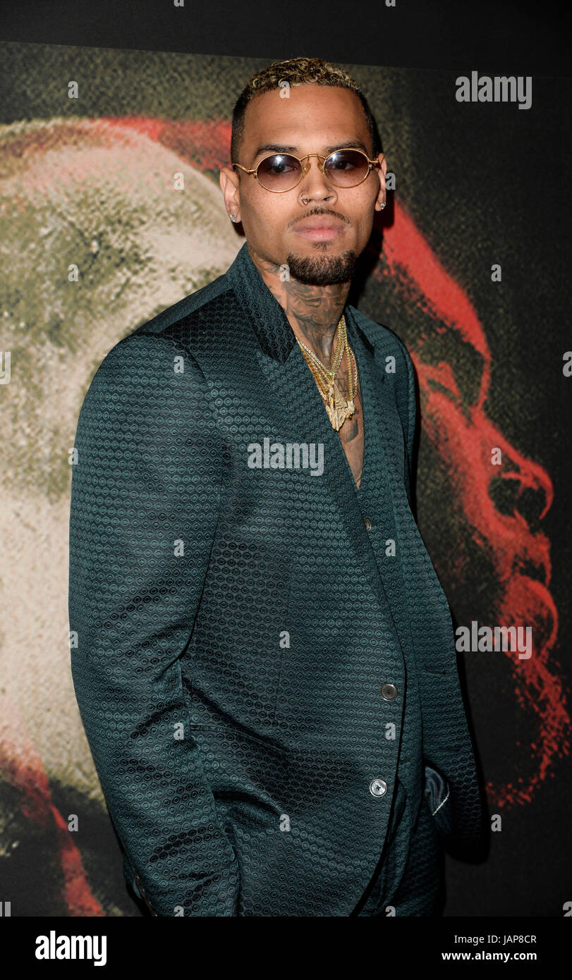 Los Angeles, USA. 6th Jun, 2017. Chris Brown at his premiere of ...