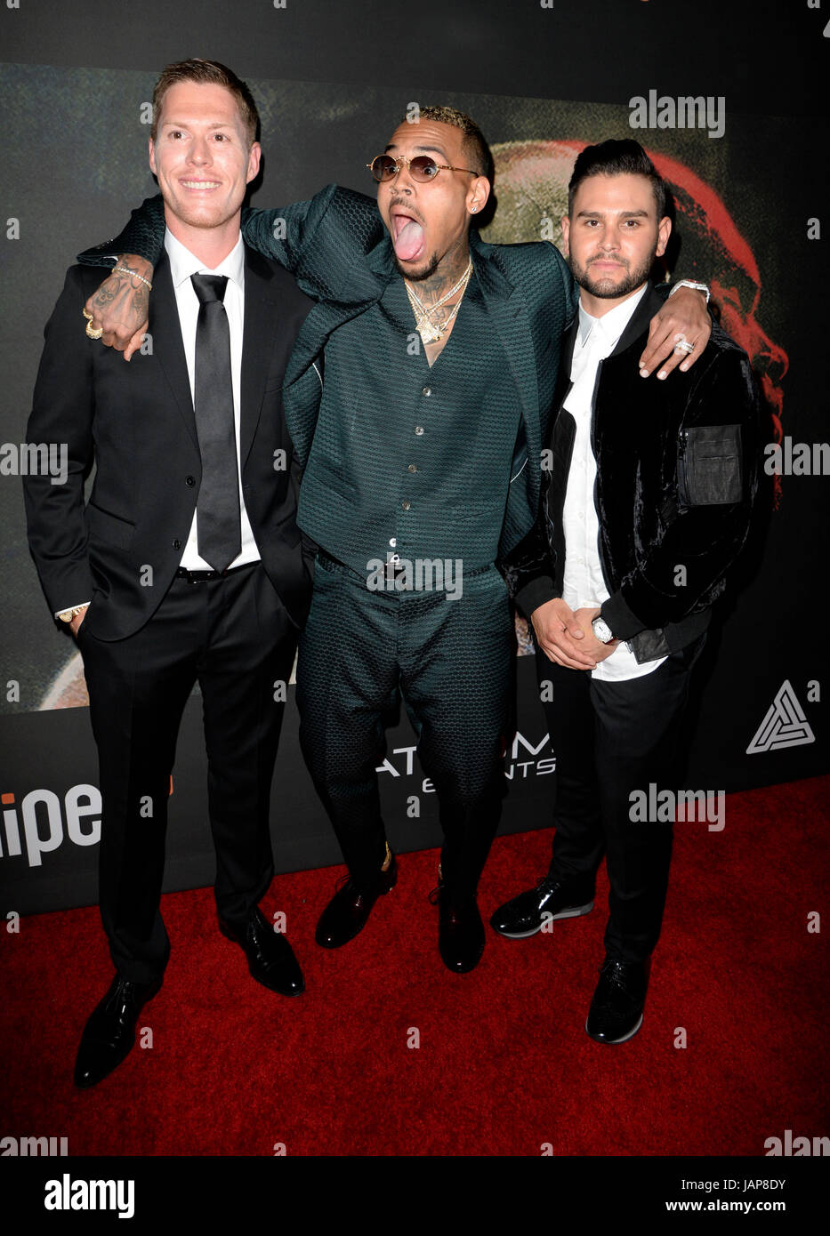 Los Angeles, USA. 6th Jun, 2017. Andrew Listerman, Chris Brown, Andrew ...