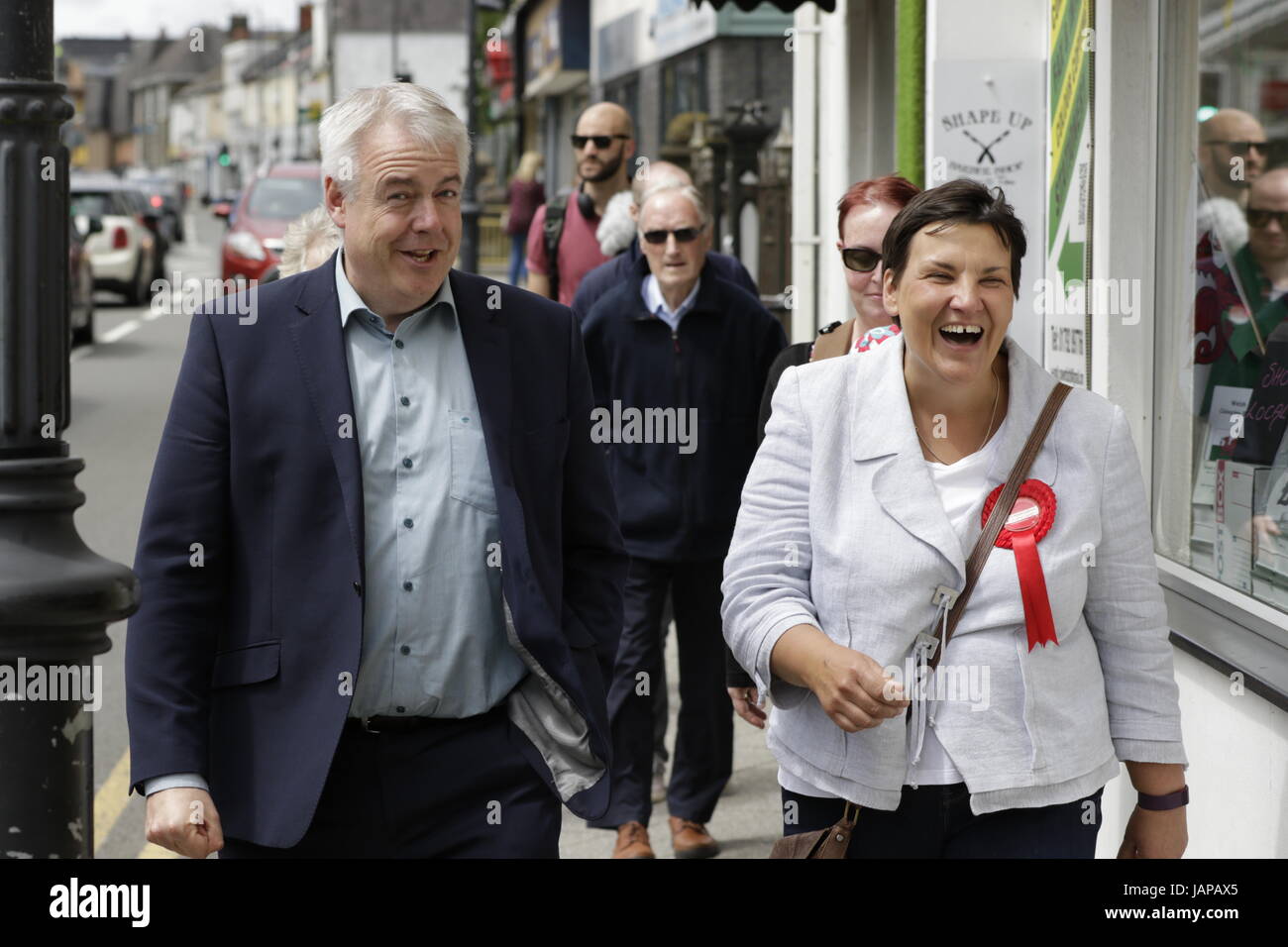 As they campaign for the welsh assembly hi-res stock photography and ...