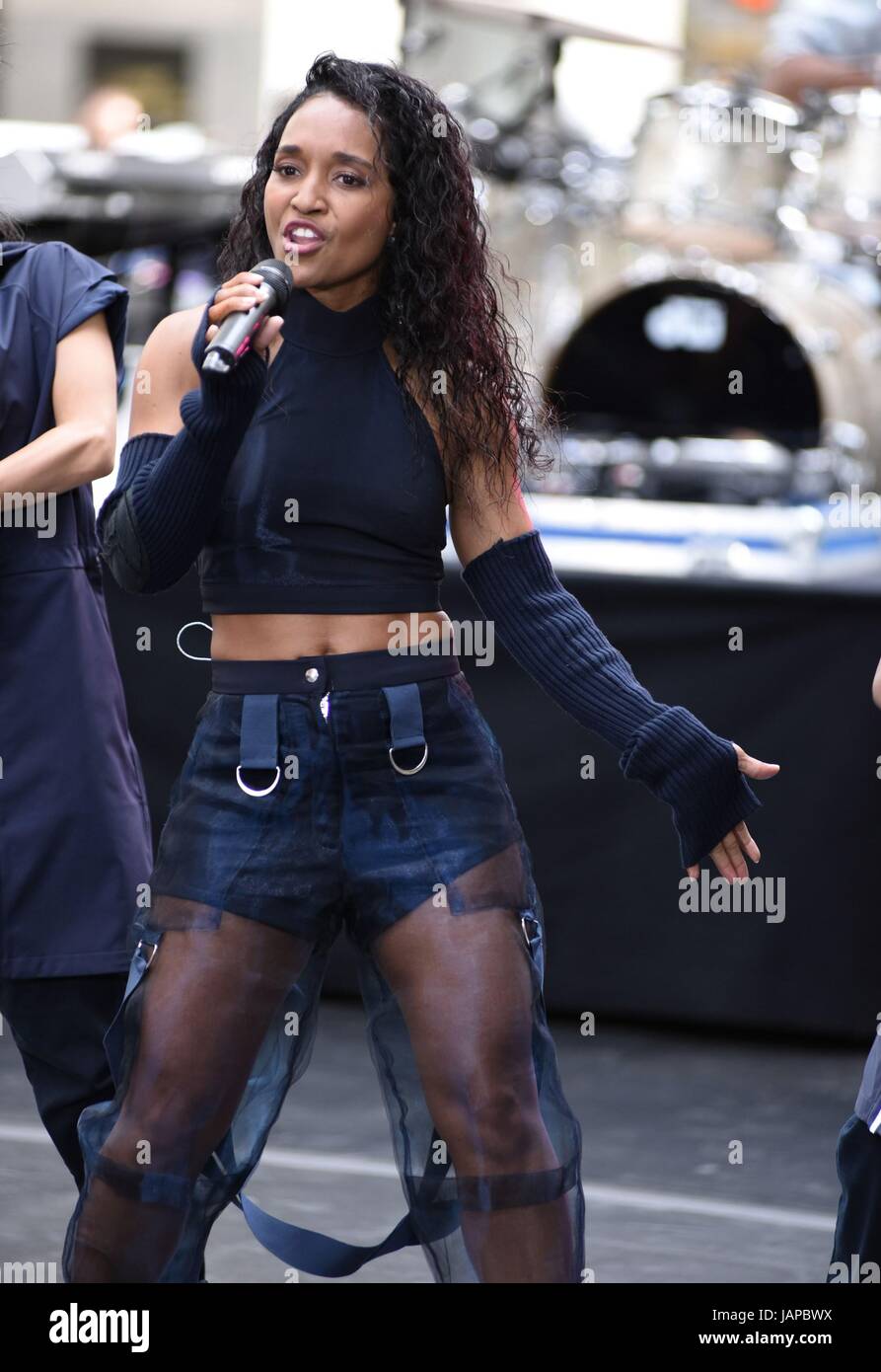 New York, NY, USA. 7th June, 2017. TLC, Rozonda Chilli Thomas on stage ...