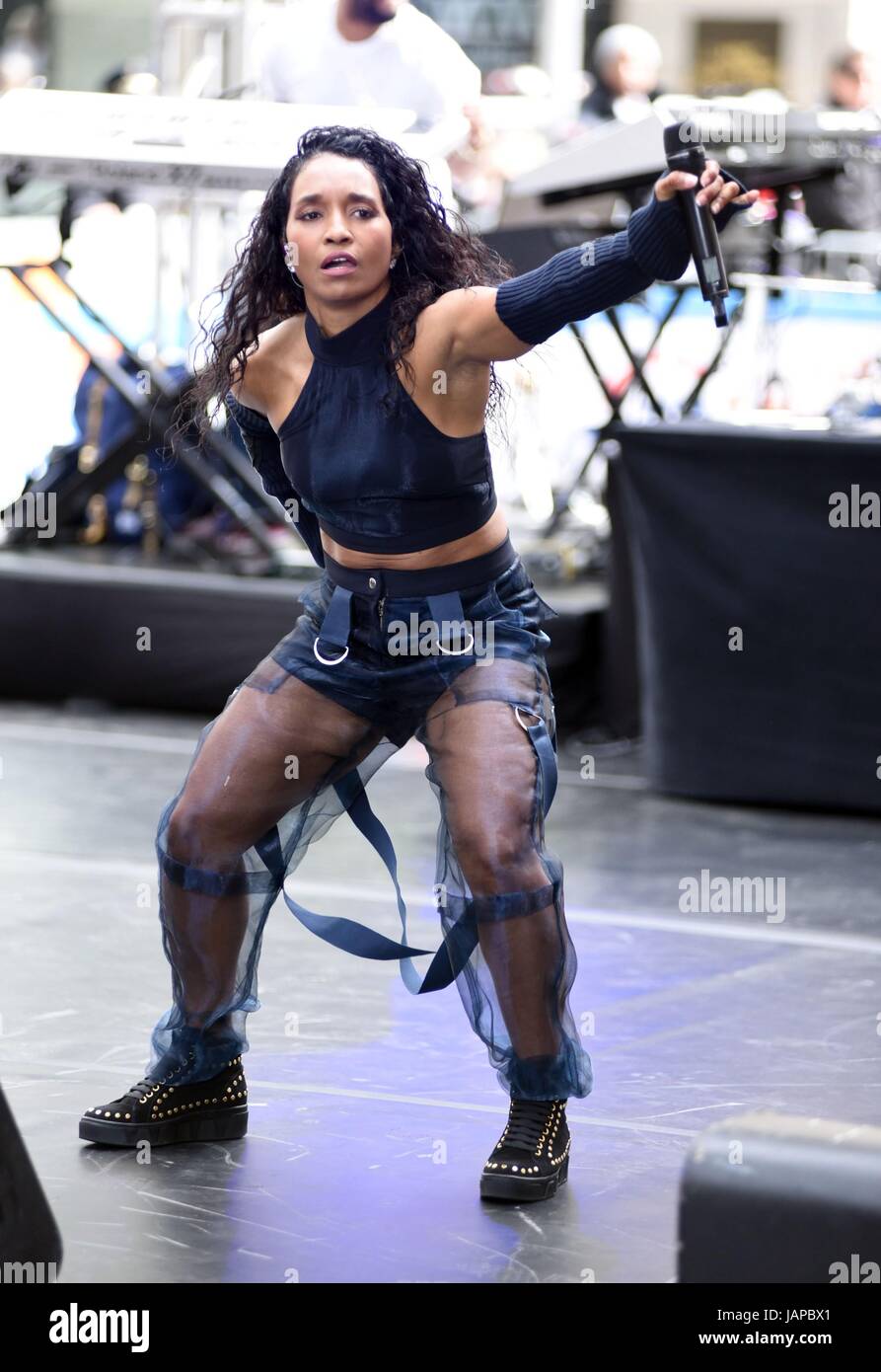 New York, NY, USA. 7th June, 2017. TLC, Rozonda Chilli Thomas on stage ...