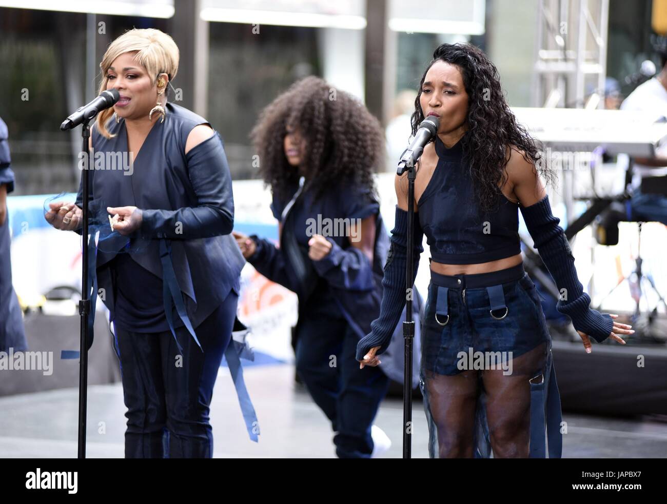 New York, NY, USA. 7th June, 2017. TLC, Tionne T-Boz Watkins, Rozonda ...