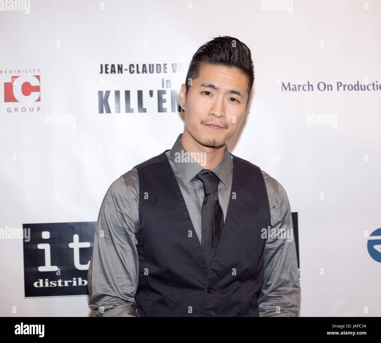 Christopher Naoki Lee attends the premiere of Destination Films' 'Kill ...