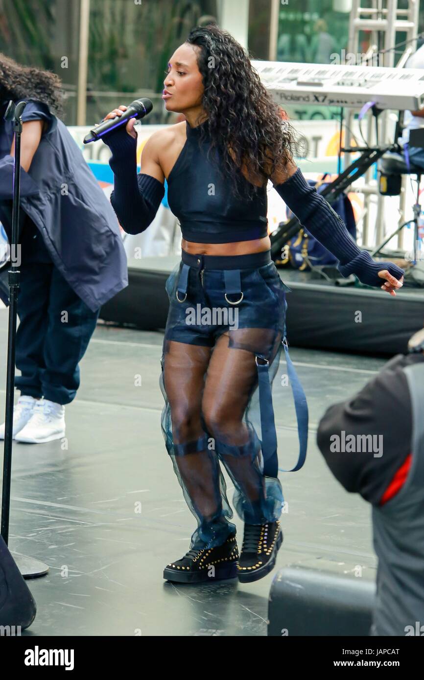 New York, NY, USA. 7th June, 2017. TLC, Rozonda Chilli Thomas on stage ...