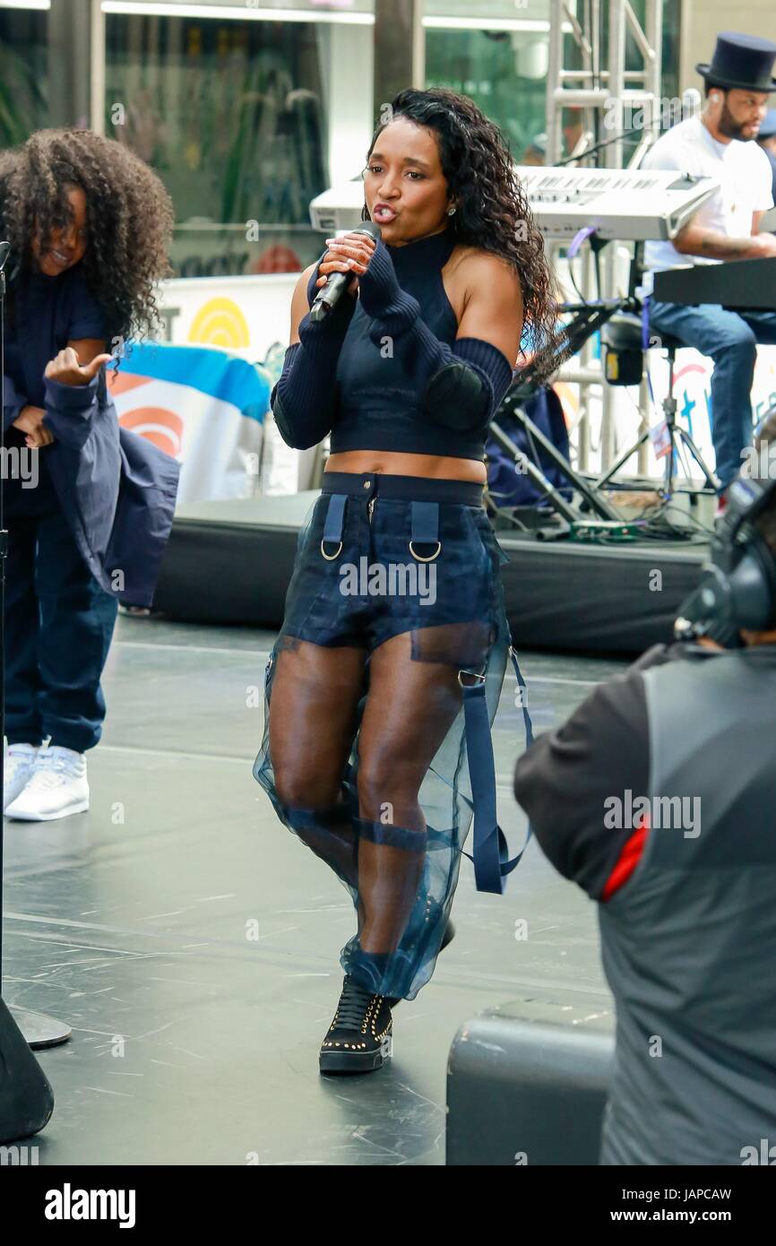 New York, NY, USA. 7th June, 2017. TLC, Rozonda Chilli Thomas on stage ...