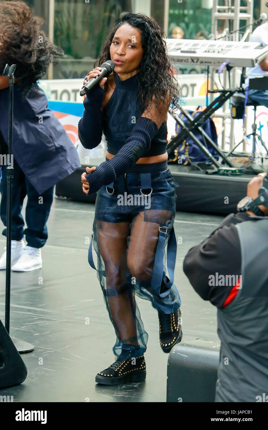 New York, NY, USA. 7th June, 2017. TLC, Rozonda Chilli Thomas on stage ...