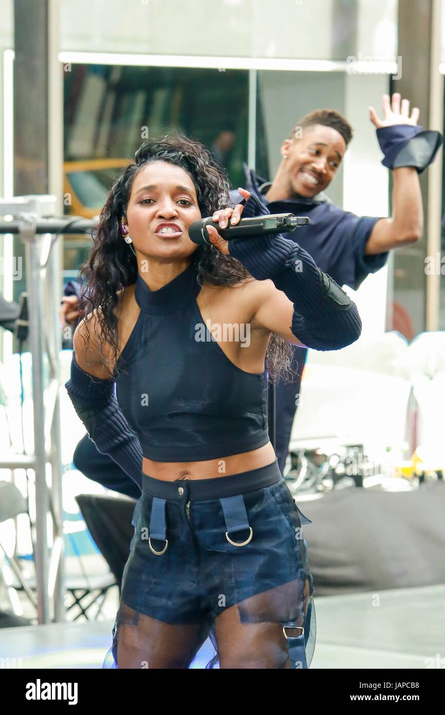 New York, NY, USA. 7th June, 2017. TLC, Rozonda Chilli Thomas on stage ...