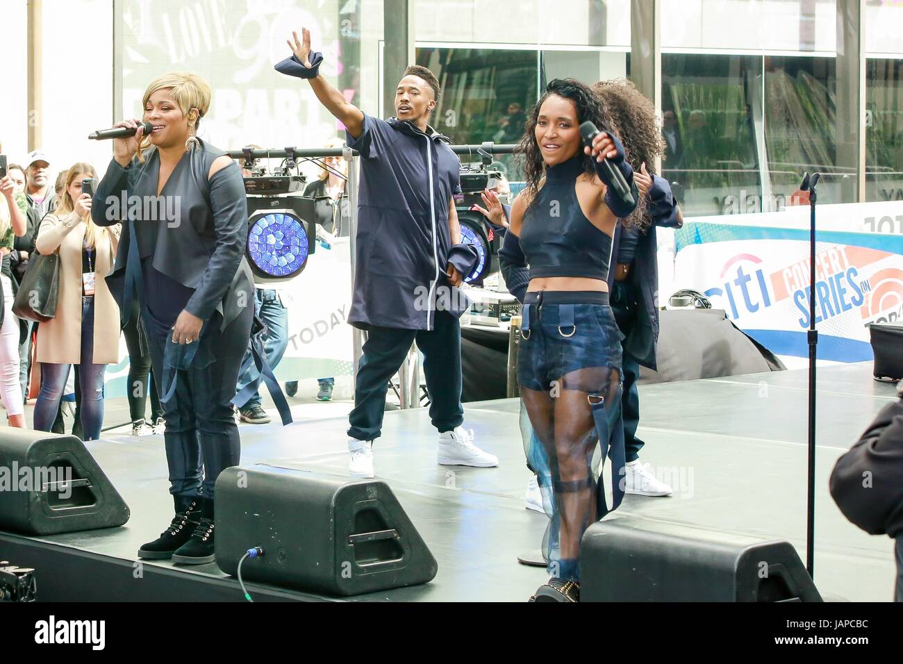 New York, NY, USA. 7th June, 2017. TLC, Tionne T-Boz Watkins, Rozonda ...