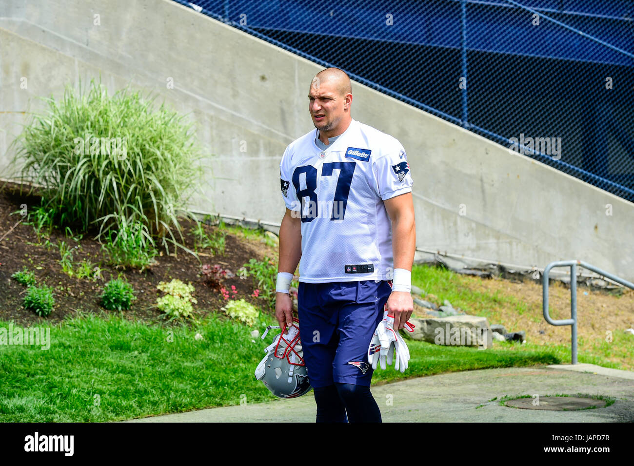 Foxborough, Massachusetts, USA. 7th June, 2017. New England Patriots ...