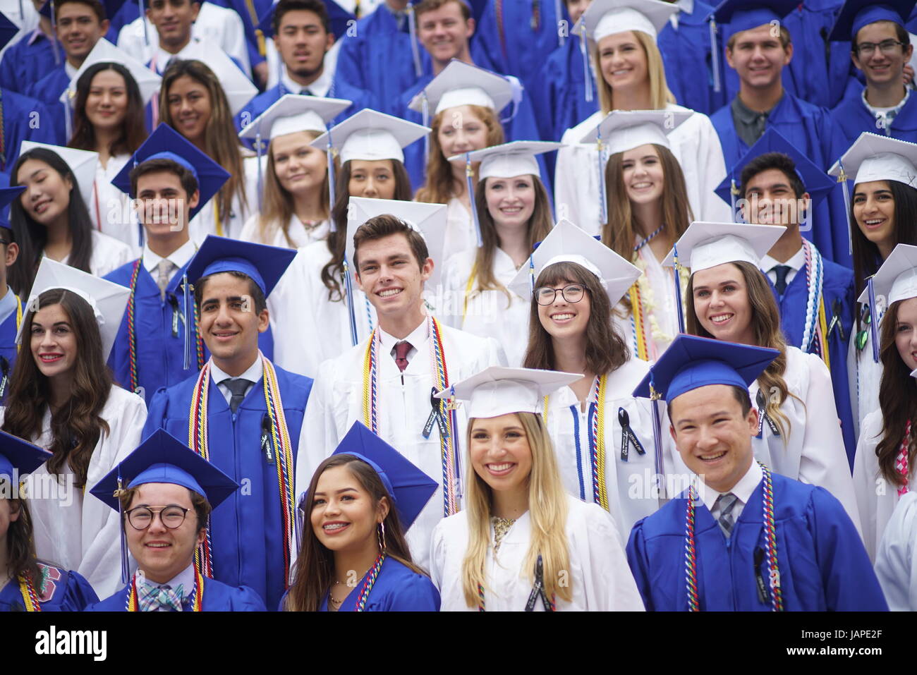 La Jolla, CA, USA. 7th June, 2017. High School Seniors during the 2017 ...