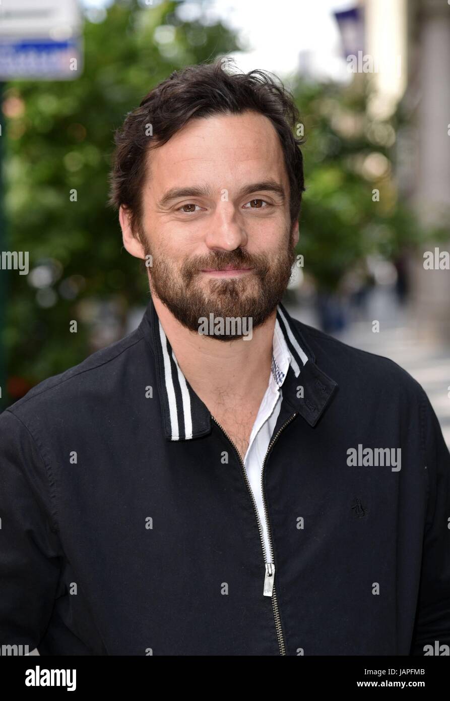 New York, NY, USA. 7th June, 2017. Jake Johnson out and about for ...