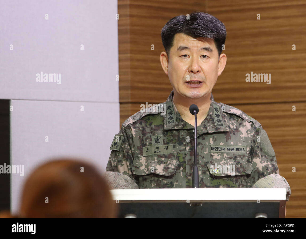 N.K. fires multiple anti-ship missiles Roh Jae-cheon, spokesman for the ...