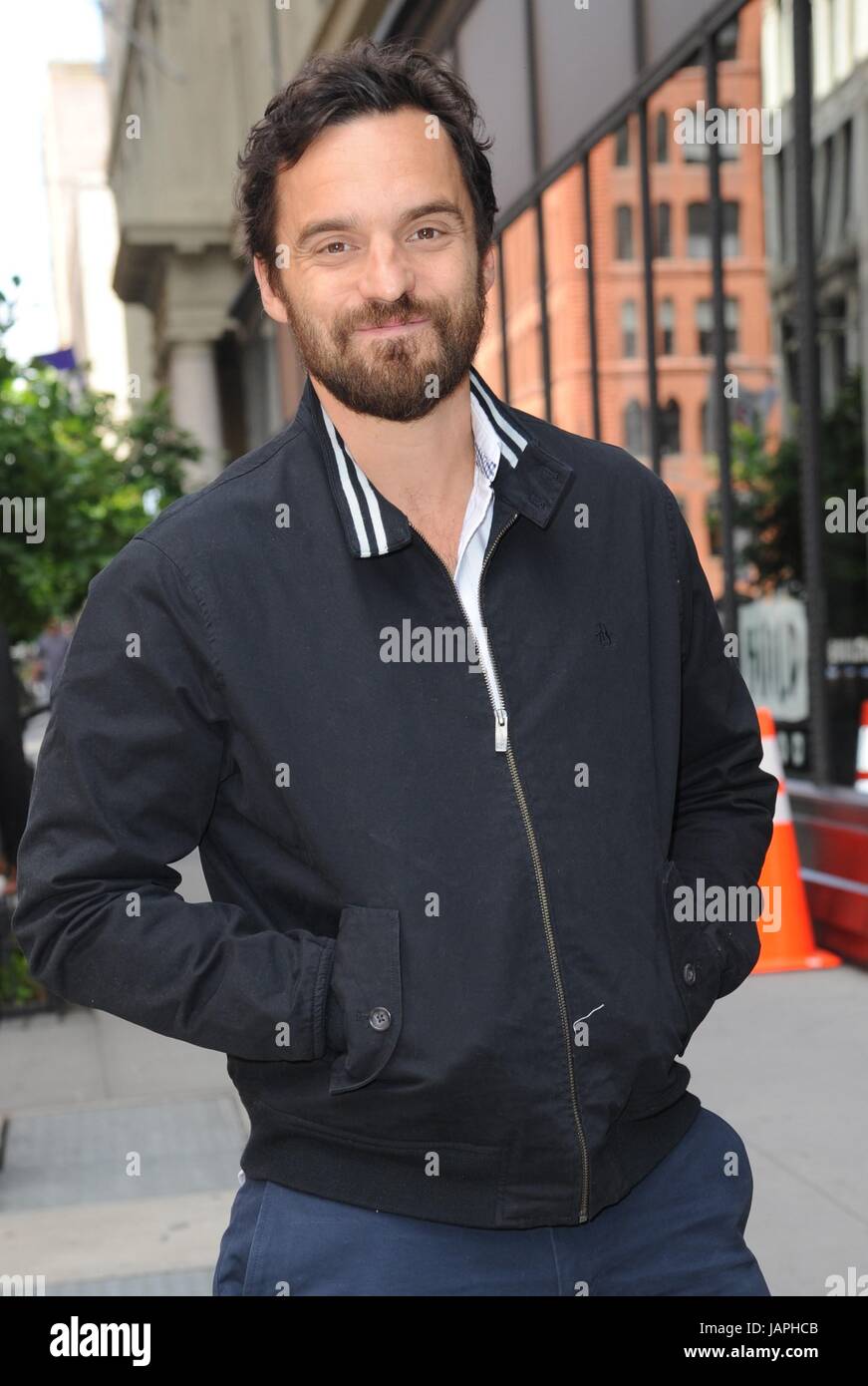 New York, NY, USA. 7th June, 2017. Jake Johnson out and about for ...
