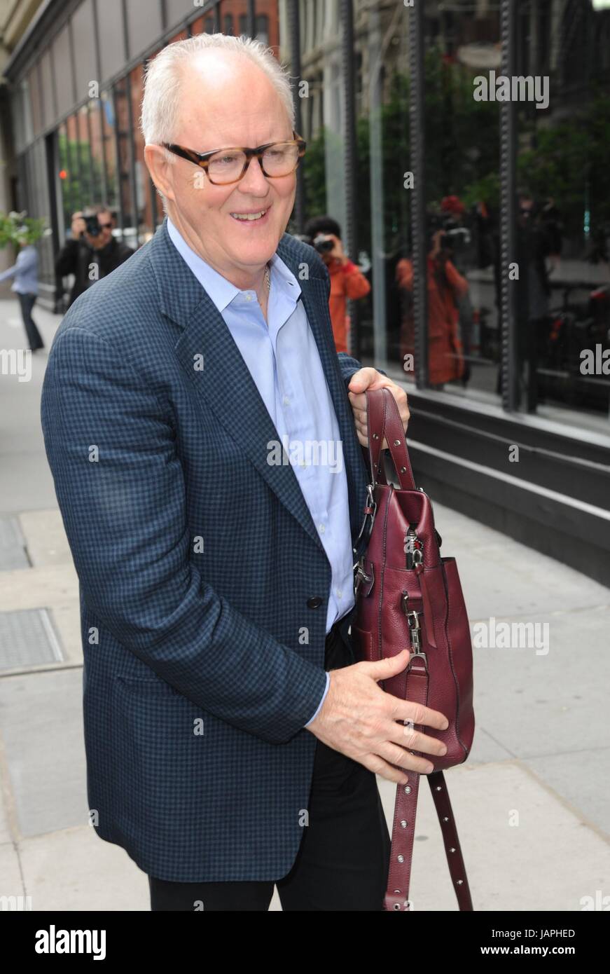 New York, NY, USA. 7th June, 2017. John Lithgow out and about for ...