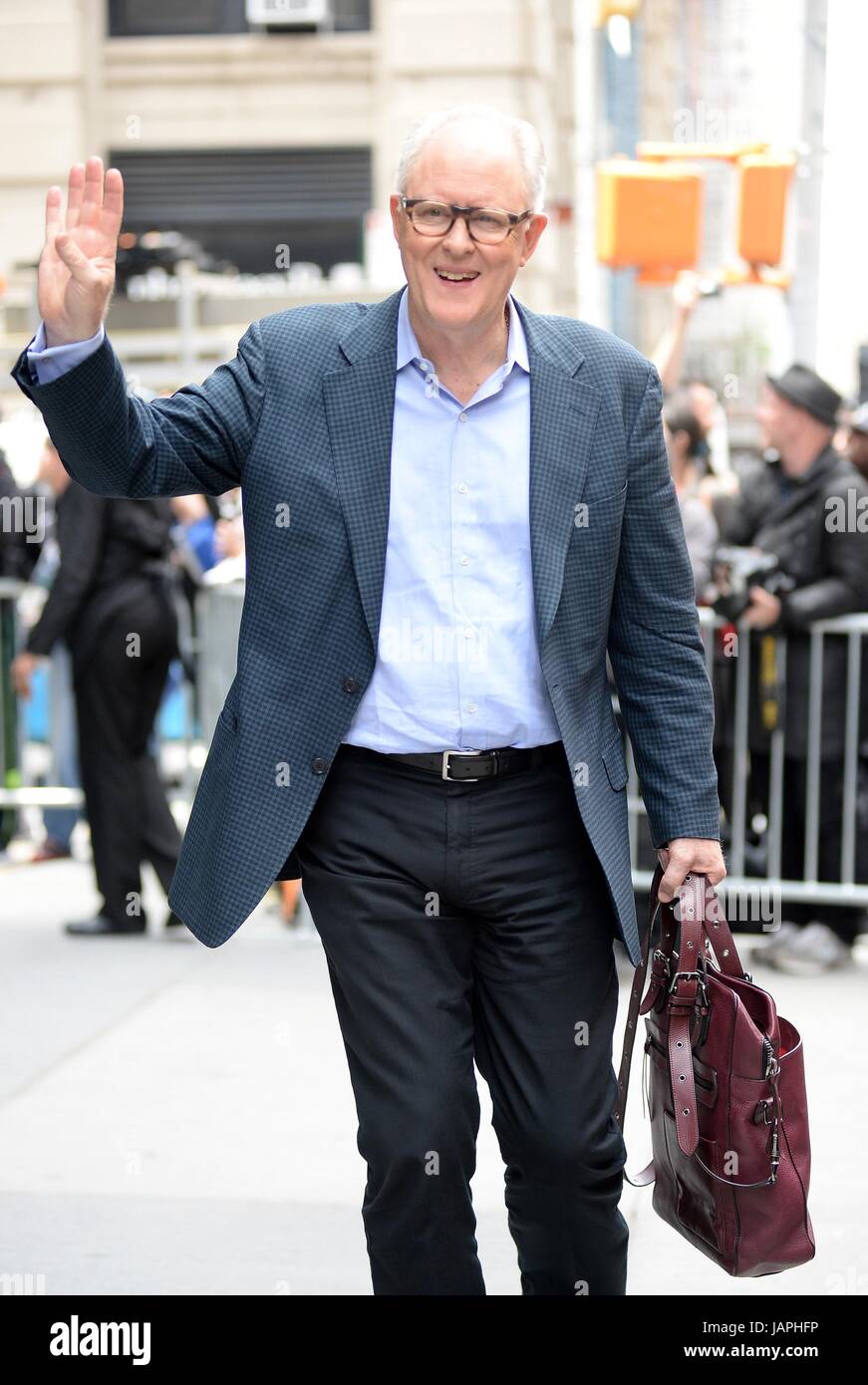 New York, NY, USA. 7th June, 2017. John Lithgow out and about for ...