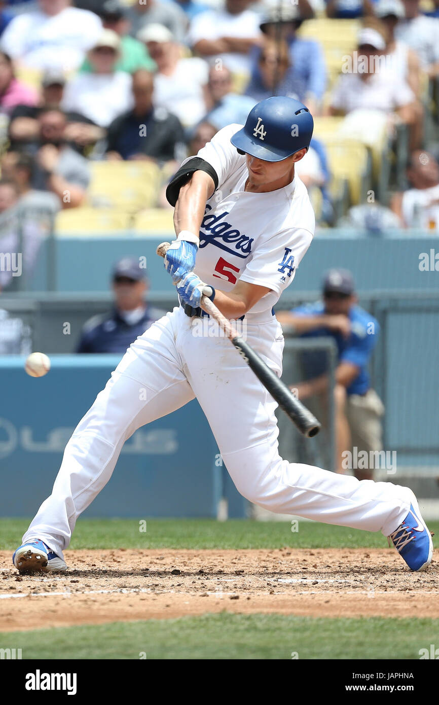 Los Angeles, CA, USA. 7th June, 2017. Los Angeles Dodgers shortstop ...